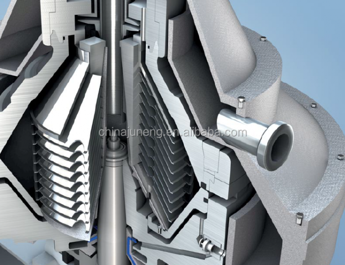 Large Volume Centrifugal Oil Water Separator 15000 - 30000L/H Disc ...